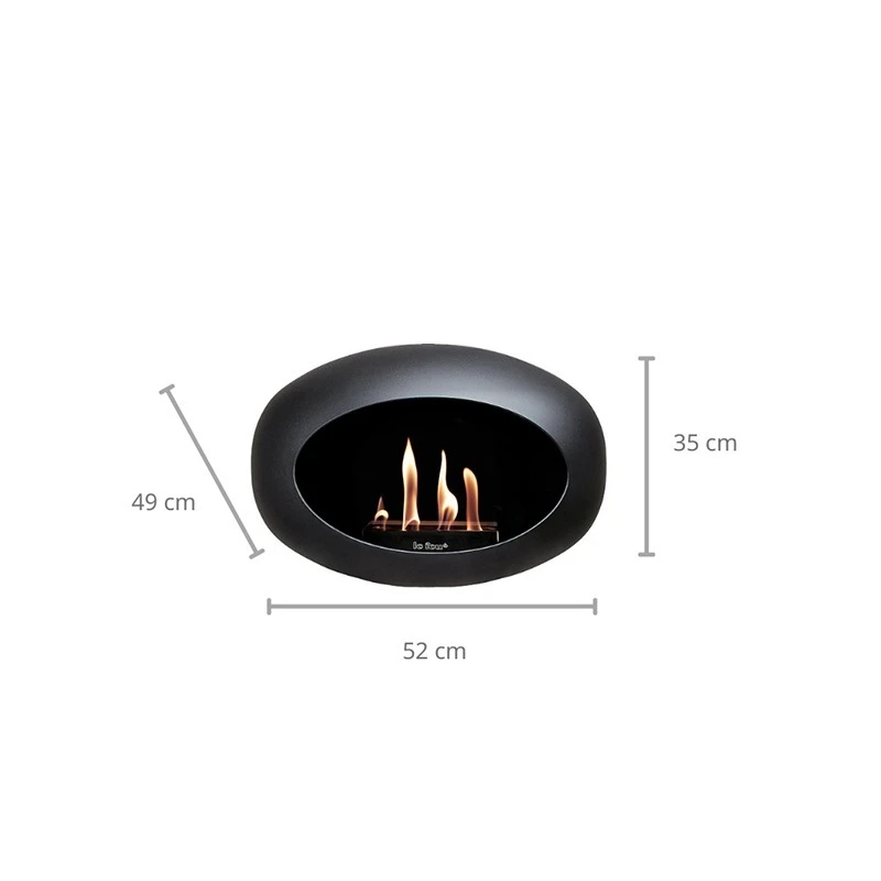 Le Feu WALL BLACK Bioethanol-Kamin